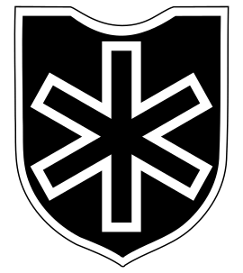 The Hagall Rune – Original Third Reich Rune Postcard – NS-Kunst